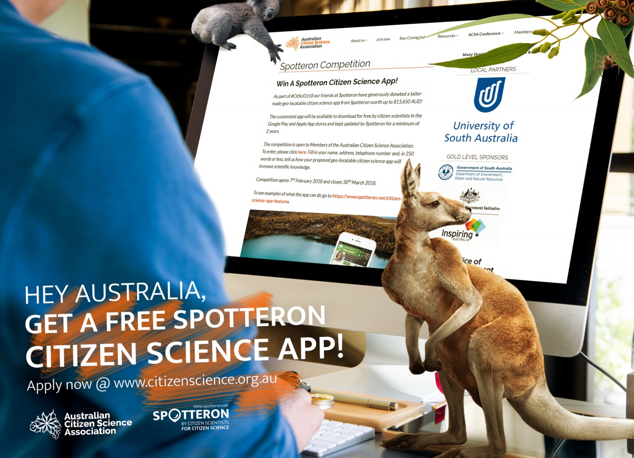 Australia! Get your free Citizen Science Apps on the SPOTTERON platform ...